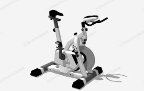 Exercise Machine SketchUp 3D Model .skp File Download - SketchupBox