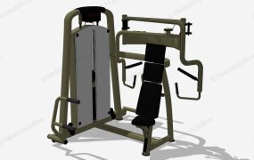 Exercise Machine SketchUp 3D Model .skp File Download - SketchupBox