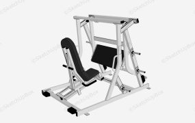 Exercise Machine SketchUp 3D Model .skp File Download - SketchupBox