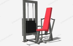 Exercise Machine SketchUp 3D Model .skp File Download - SketchupBox