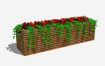 Wooden Patio Planter Box SketchUp 3D Model .skp File Download - SketchupBox
